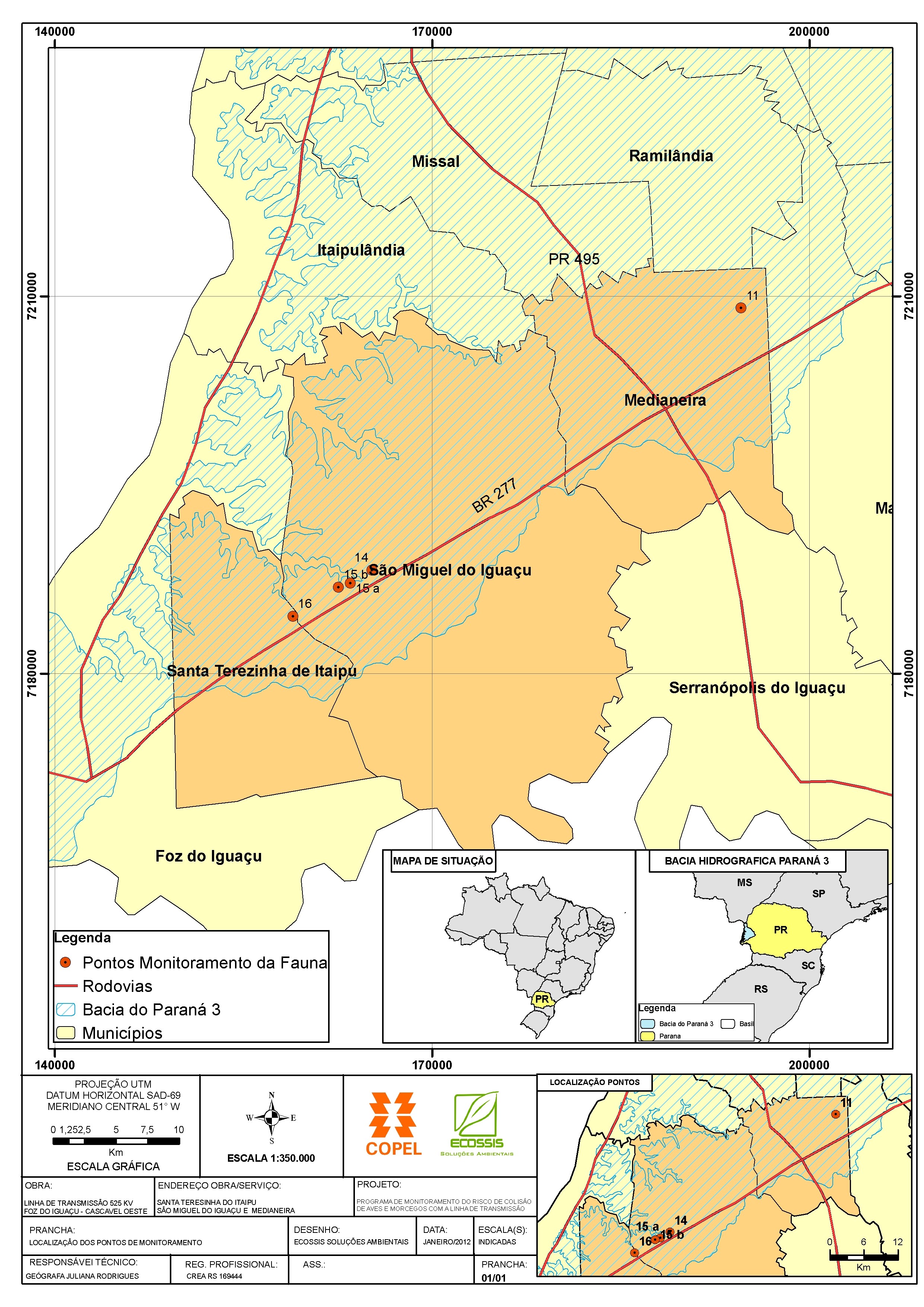 mapa copel | Ecossis